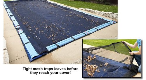 Snapklik.com : 20 X 40 In-Ground Leaf Net In Black