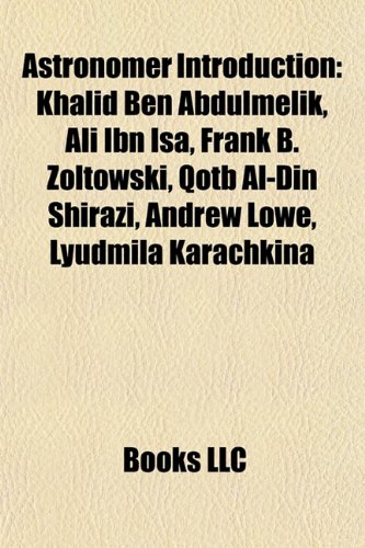 Astronomer Introduction: Khalid Ben Abdulmelik, Andrew Lowe, Frank B ...