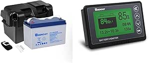 Amazon.com: Renogy 12 Volt 100Ah Deep Cycle Hybrid Gel Battery & 500A ...