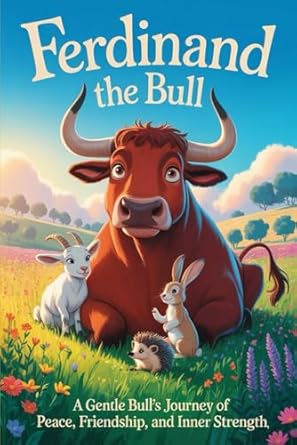 Amazon.com: Ferdinand The Bull:A Gentle Bull’s Journey Of Peace ...