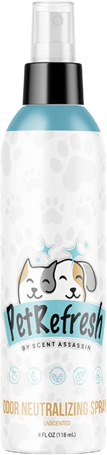 Amazon.com: Pet Refresh Unscented Pet Odor Eliminator, 4oz Spray - Pet ...