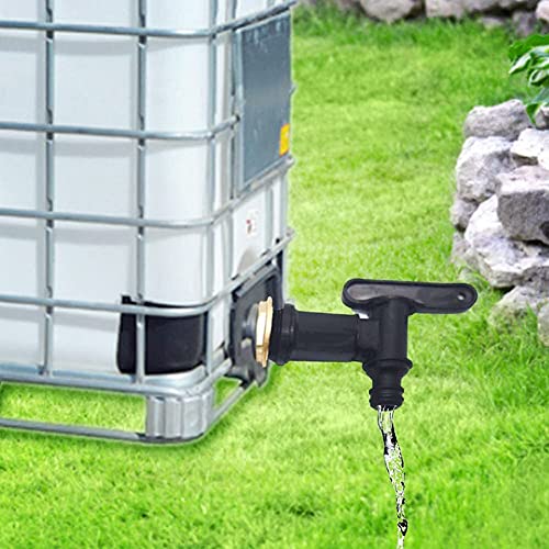 Plastic Water Tank Tap, IBC Tank Adapter, 3/4″ Hose Fittings ...