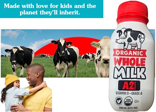 Snapklik.com : A2 Whole Milk Organic Shelf Stable Whole Milk Bottle ...