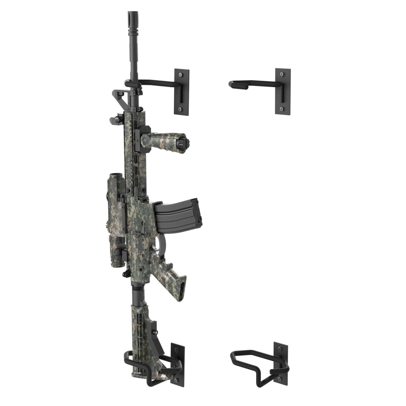 Amazon.com: UNITEDPOWER Gun Rack Wall Mount, Metal Shotgun Rack Indoor ...