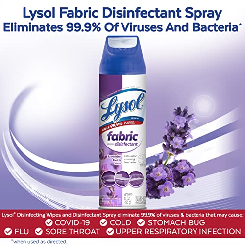 Lysol Fabric Disinfectant Spray, Sanitizing and Antibacterial Spray ...