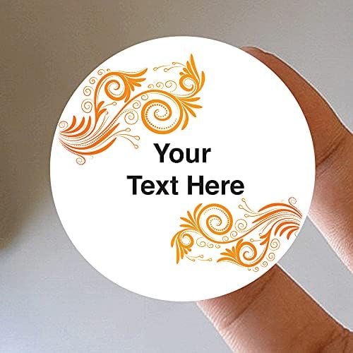 Personalised Round Stickers Logo Stickers with Waterproof Stickers for ...