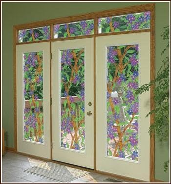 Amazon.com: Biscayne See-Thru Stained Glass Decorative Window Film 32 ...