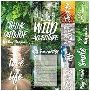 Amazon.com: Naturals Poster Stickers 12x12 Sheet