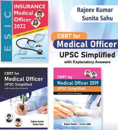 Buy Combo of Three ESIC Medical Officer and CBRT for Medical Officer ...
