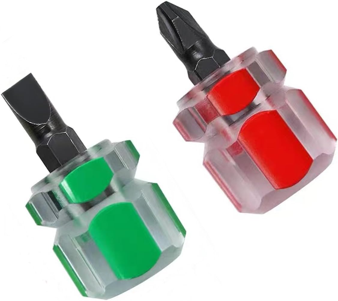Amazon.com: tsrqponmlkjlh Mini Short Stubby Screwdriver Set short ...