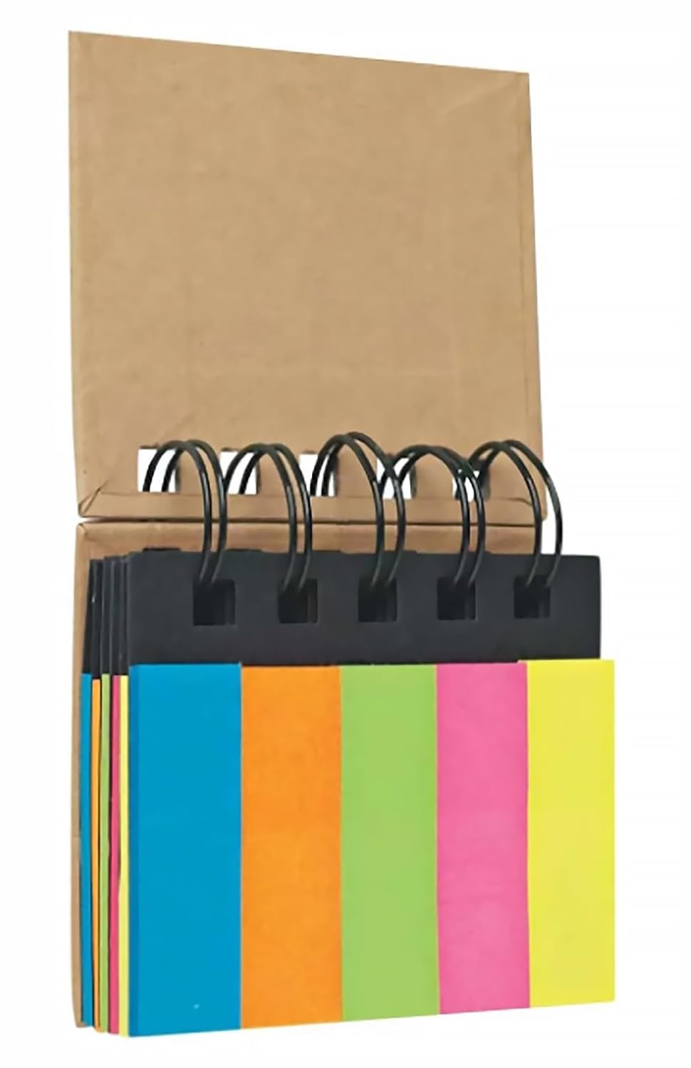 GLUN® 7x5cm Self-Sticky Notepad, Fluorescent Colour Sticky Notes with ...