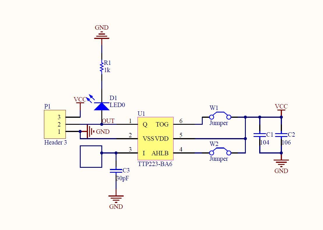 TTP223 Single Channel Touch Detector IC Pinout, Features,, 50% OFF