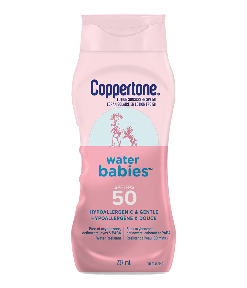 Coppertone Waterbabies Sunscreen Lotion Spf 50, Water Resistant Sun ...