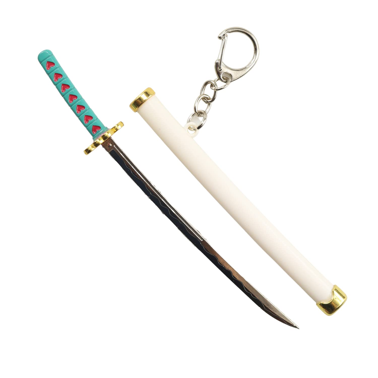 Buy Demon Slayer - 6 Inch Katana Comes with a Acrylic Figure Keychain ...