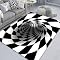 Amazon.com: Large Area Rugs Geometric Optical Illusion Rug Fun ...