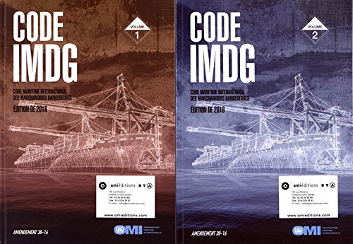 Amazon.com: Code IMDG : Code maritime international des marchandises ...
