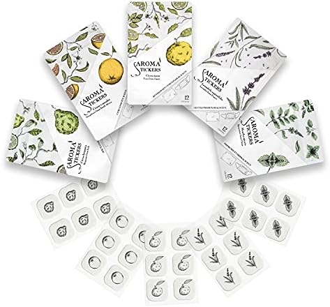 Amazon.com: Gya Labs Lavender Aroma Stickers for Masks - 100% Natural ...