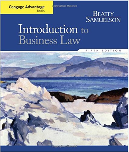 Introduction to Business Law 5th Edition (Cengage Advantage Books) by ...