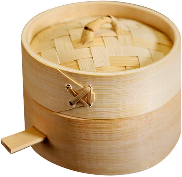 Amazon.com: Hemoton 2pcs Asian Steamer Basket Stainless Steel Steamer ...