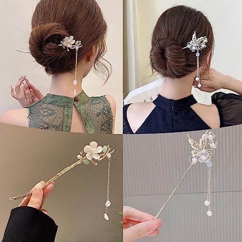 Amazon.com : Beaupretty Retro Butterfly Hairpin,Beautiful Classical ...