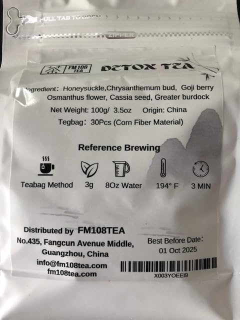 Amazon.com : FM108TEA Featured Detox Liver Tea,Traditional Chinese ...