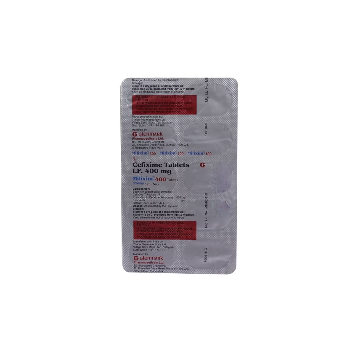 Milixim 400 mg - Strip of 10 Tablets : Amazon.in: Health & Personal Care