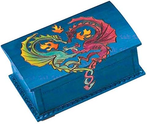 Amazon.com: Dragon Trick Wood Box Polish Handmade Secret Opening Wooden ...