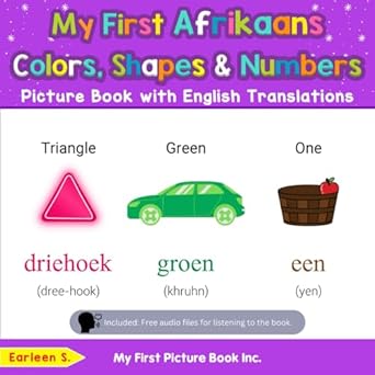 Amazon.com: My First Afrikaans Colors, Shapes & Numbers Picture Book ...