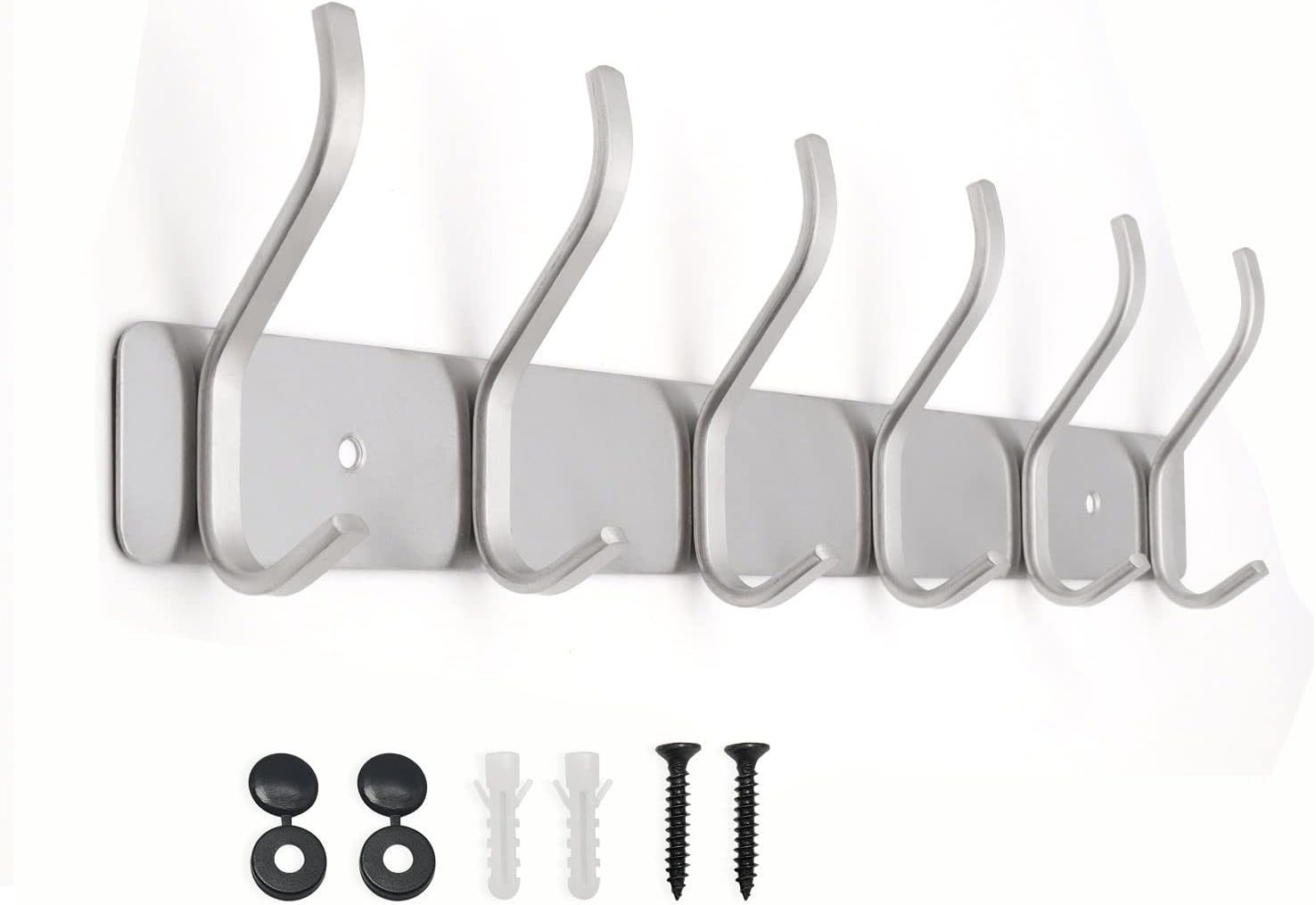 Dripex Coat Hook Rack Wall Mounted 304 Stainless Steel Hanger Heavy ...