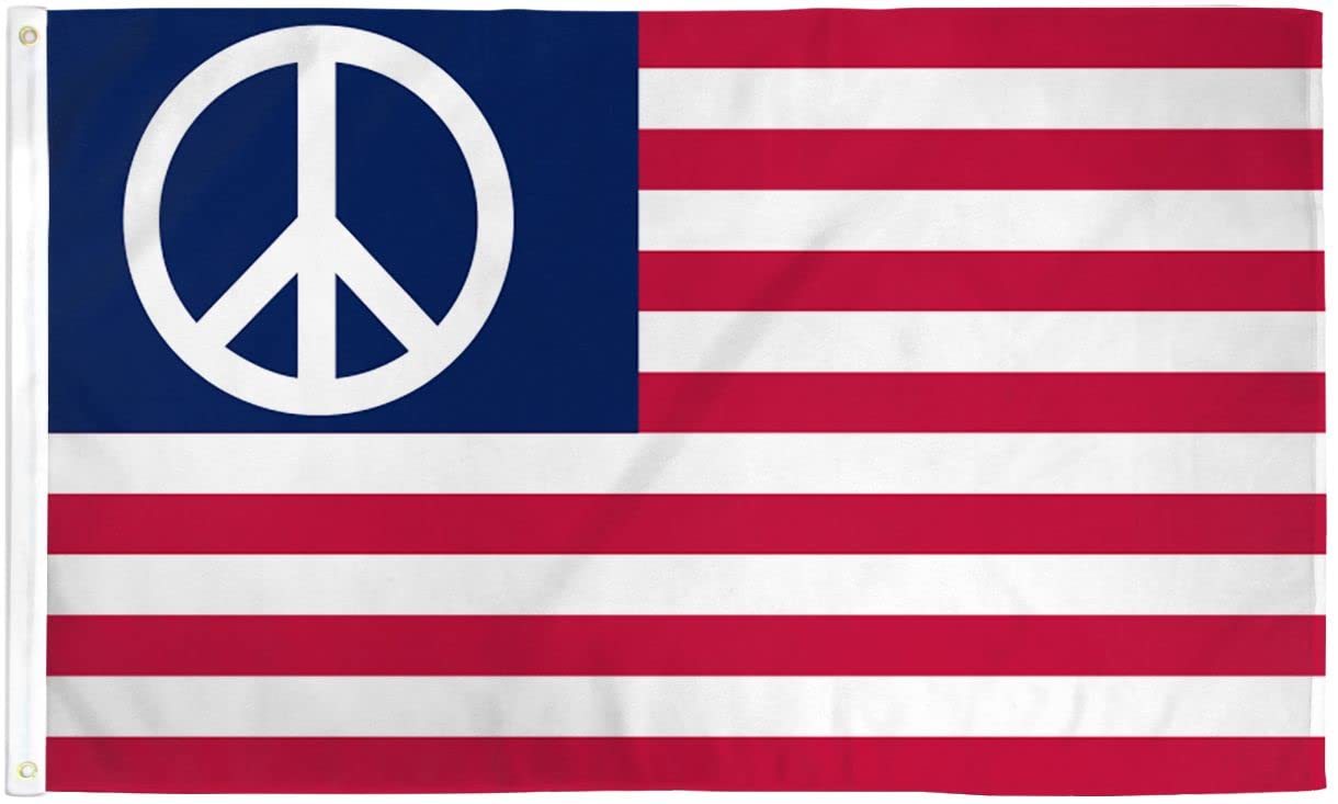 Bandera De Los Estados Unidos En Tiempos De Paz 7dias.com.do