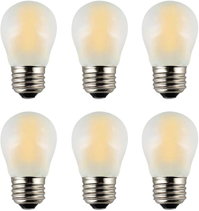 Amazon.com: OPALRAY A15 Mini Globe Bulb with LED Filament, 2W Dimmable ...