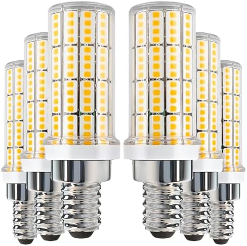 RIUVAO 6-Pack LED Light Bulb， 200W Equivalent 2500Lumen 3000K Cool ...