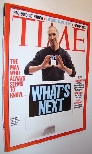 Time Magazine, October 24, 2005 *Steve Jobs iPod and iMac Cover ...
