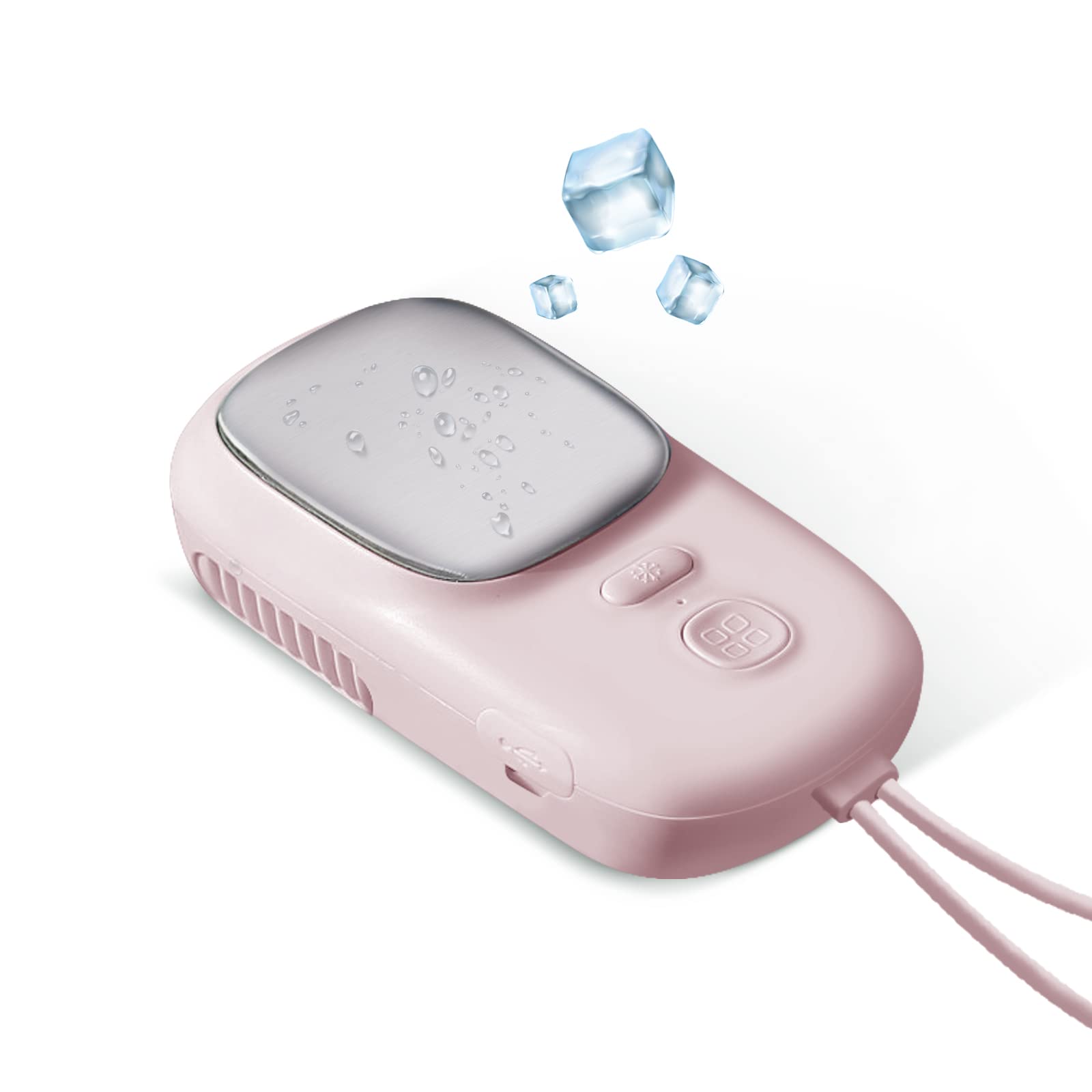 mini portable handheld air conditioner USB rechargeable battery-powered ...