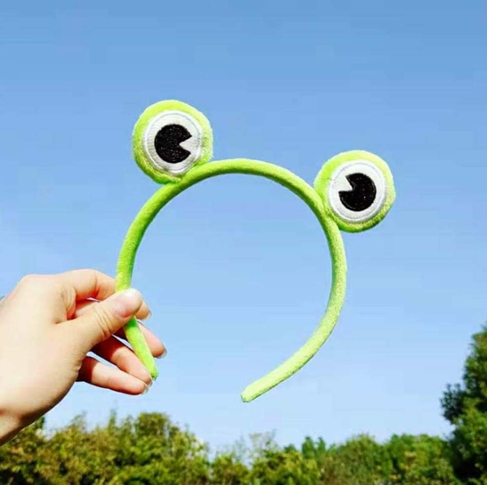 Amazon.com : WLLHYF 1Pcs Cute Frog Headband Spa Headband Head Hoop Frog ...