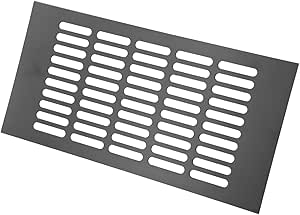 Jonikuper Aluminum Matte Black Rectangular Vent Cover Soffit Vents ...