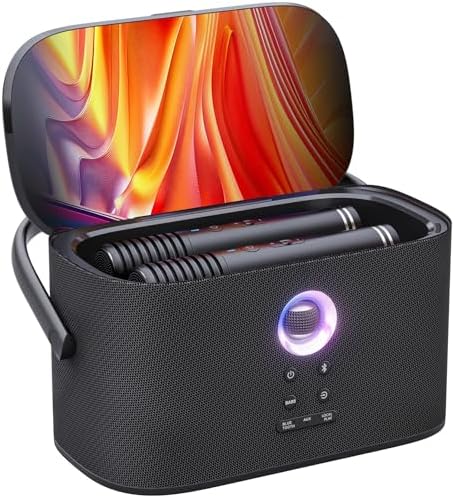 Amazon.com: Ikarao Portable Karaoke Machine for Adults, Built-in Lyrics ...