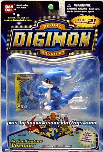 Digimon Action Feature Veemon Action Figure : Amazon.in: Toys & Games