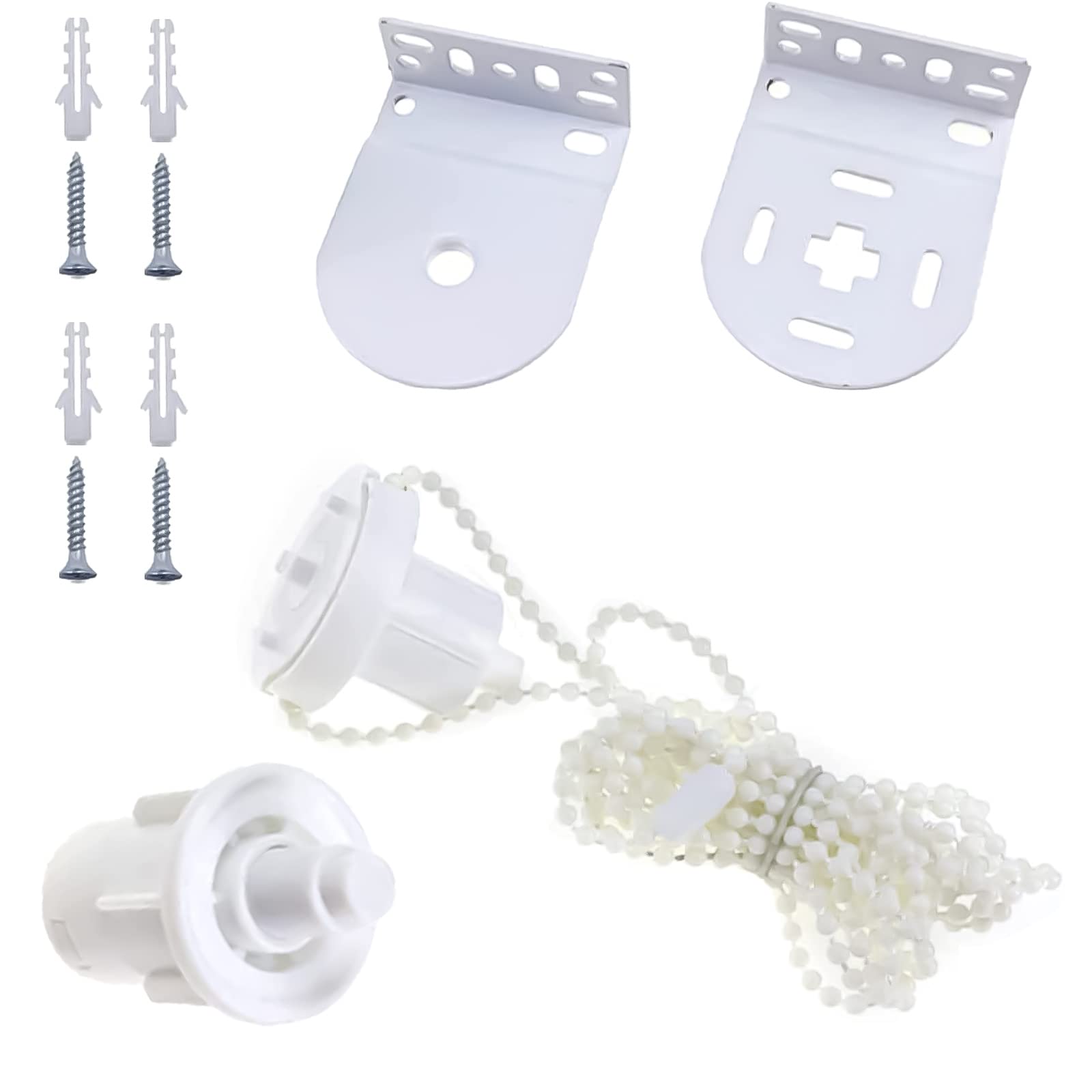 Buy Roller Blind Repair Kit 35mm Fittings Replacement Curtain Roller ...