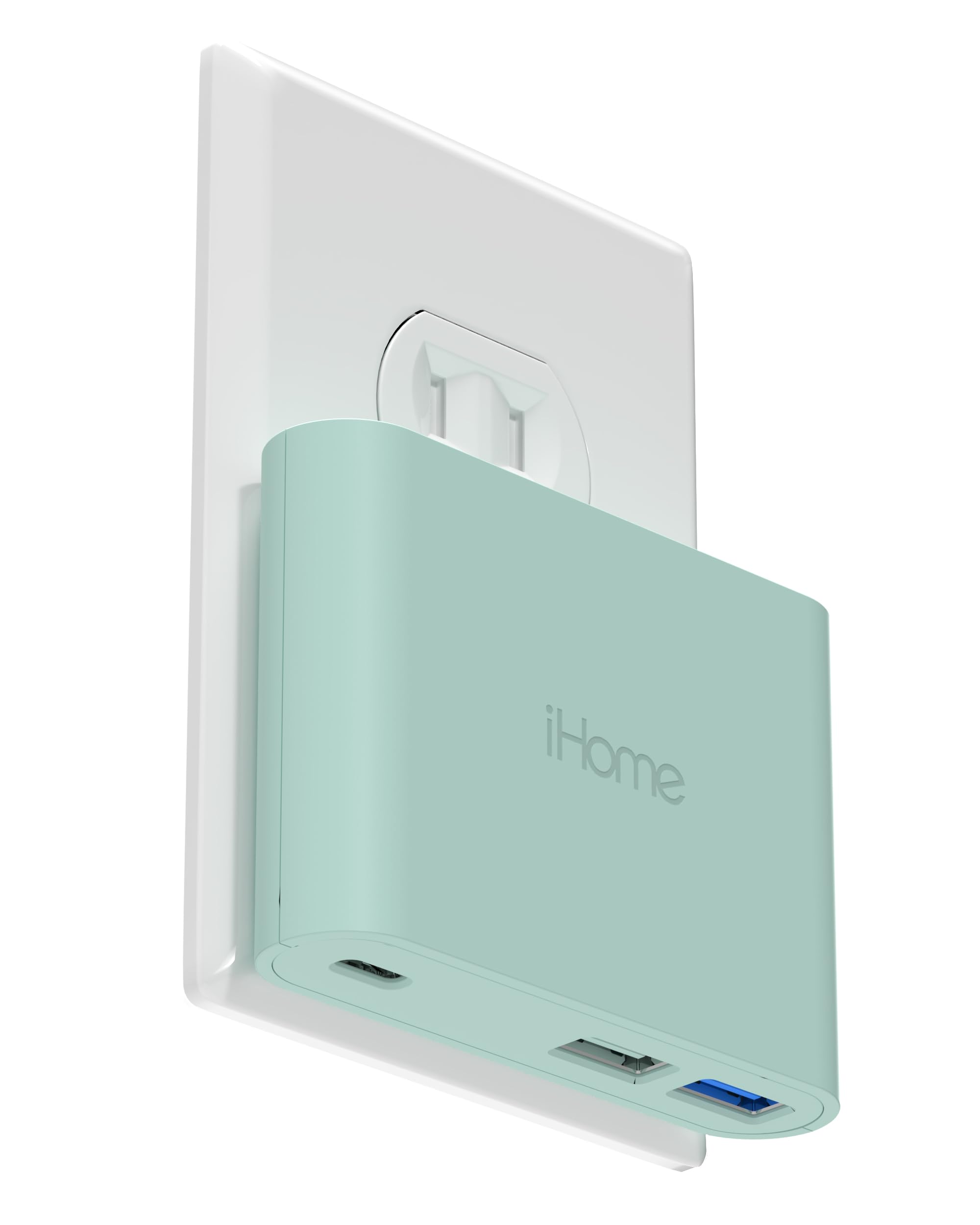Amazon.com: iHome 32W AC Pro Multi Port USB Wall Charger Block ...