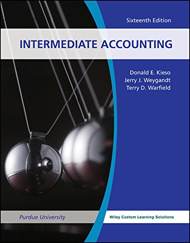 Intermediate Accounting 16e Purdue: Donald E. Kieso: 9781119311096 ...