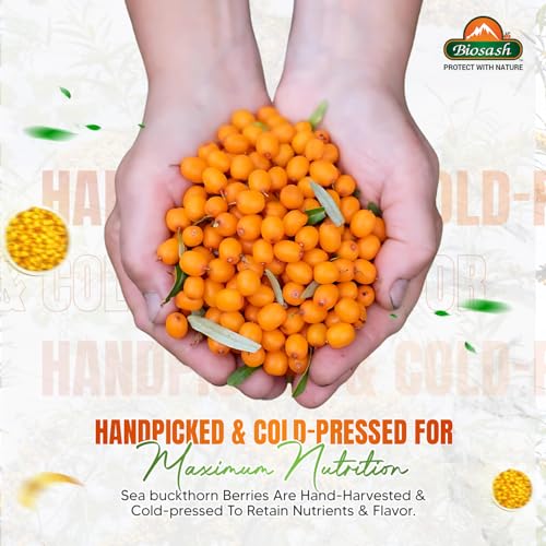 Biosash Himalayan Sea Buckthorn Pulp Concentrate 750ml | Cold-Pressed ...