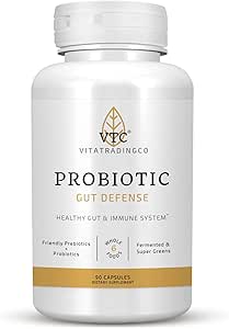 Amazon.com: VTC VitaTradingCo. Probiotic Gut Defense | Probiotics and ...