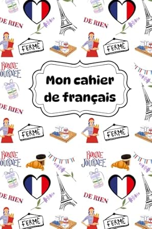 Amazon.com: Mon cahier de français - My French Notebook – French ...