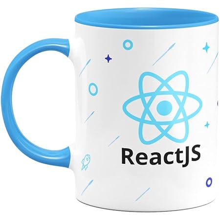 Caneca Dev React JS - Preta | Amazon.com.br