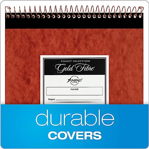 Snapklik.com : Ampad Gold Fibre Retro Pad, Wide Rule, 8-1/2 X 11-3/4 ...