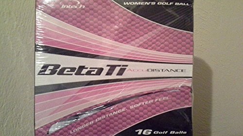 BetaTi Intech Beta Ti AccuDistance Women's Golf Balls Box of 16 ...