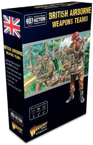 Warlord Games British Airborne Weapons Teams - 28mm Scale Resin ...