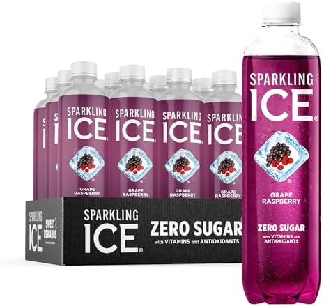Amazon.com: Sparkling Ice, Uva Frambuesa. Agua con gas, con ...