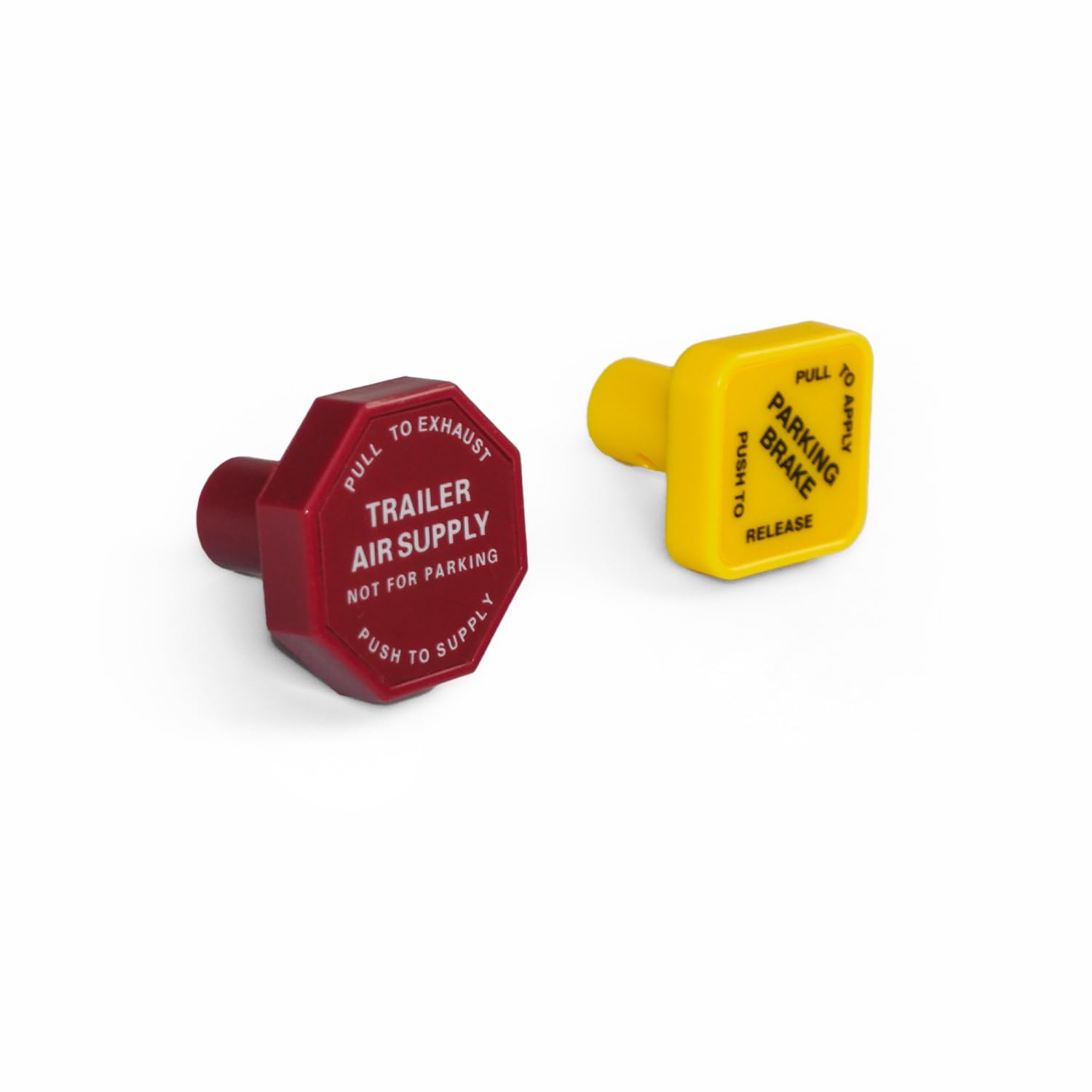 Air Brake Knobs For Semi Trucks Yellow Parking Brake Knob For MV3 Dash ...